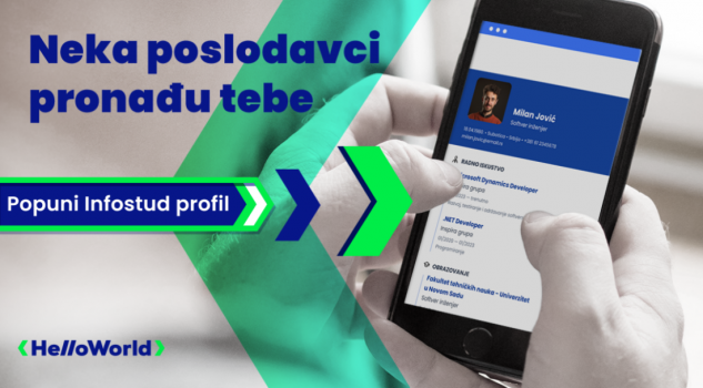 Popuni Infostud profil i povećaj šansu za zaposlenje | HelloWorld.rs